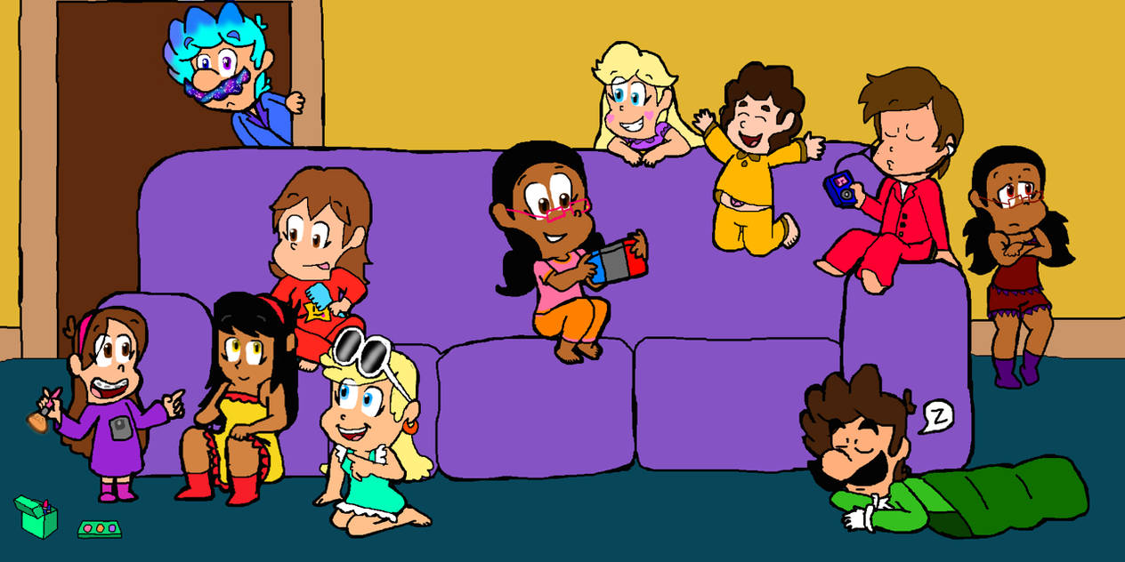 Fandom Crossover Slumber party by SuperToni14 on DeviantArt