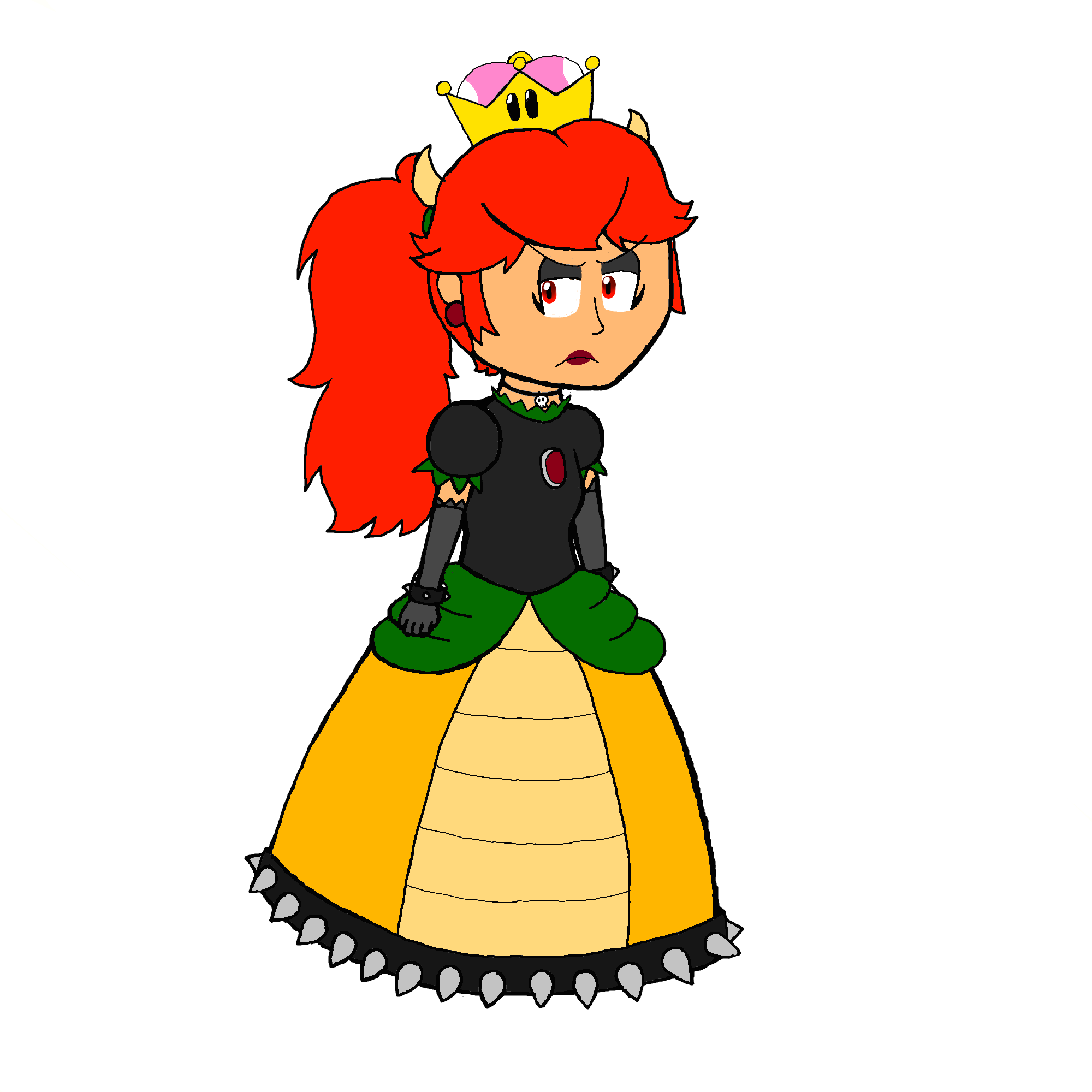 Bowsette (MY design) by SuperToni14 on DeviantArt