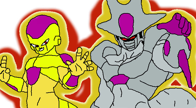 Golden Frieza and Platinum Cooler. by WOLFBLADE111 on DeviantArt