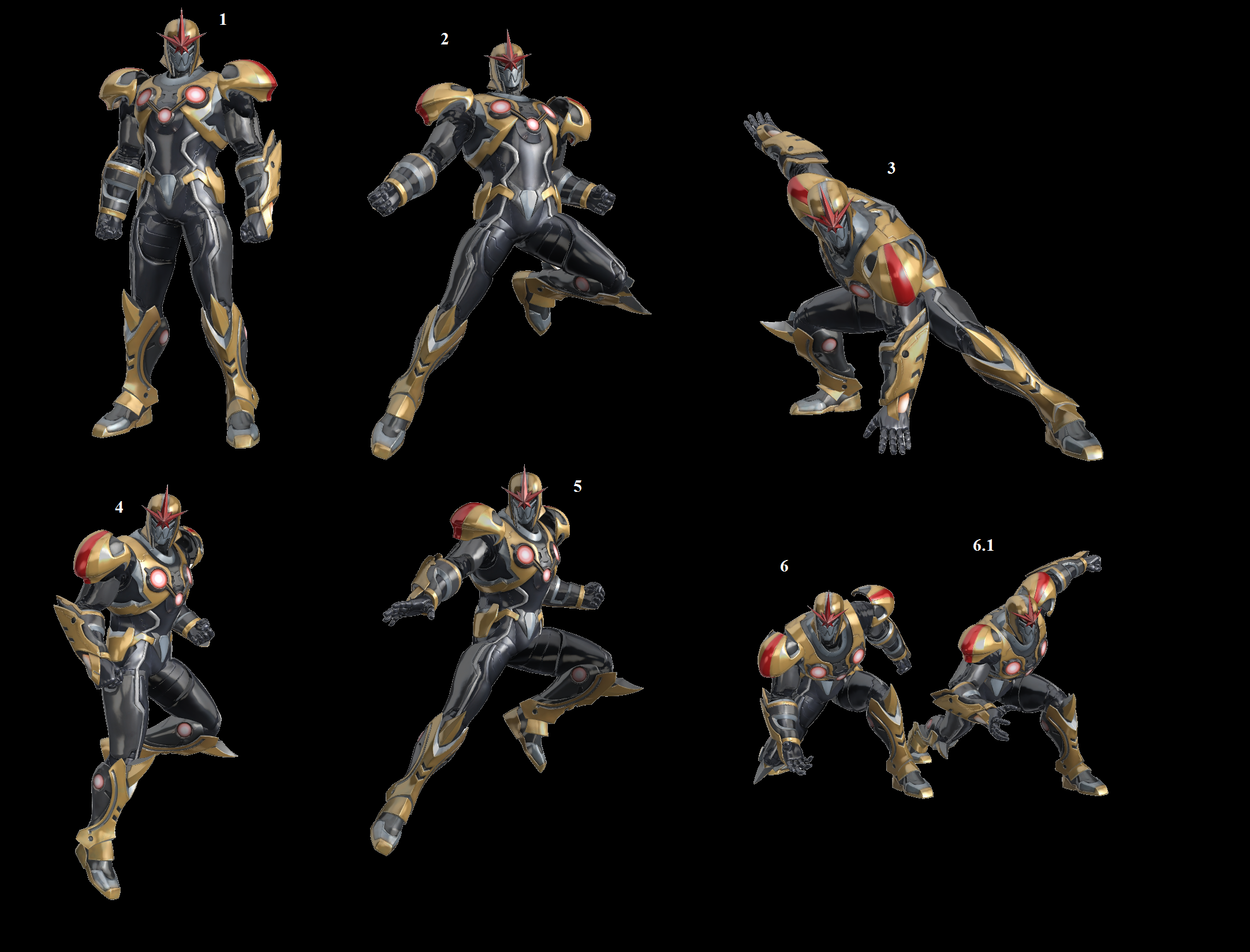 Nova Prime Pose Pack. by WOLFBLADE111 on DeviantArt