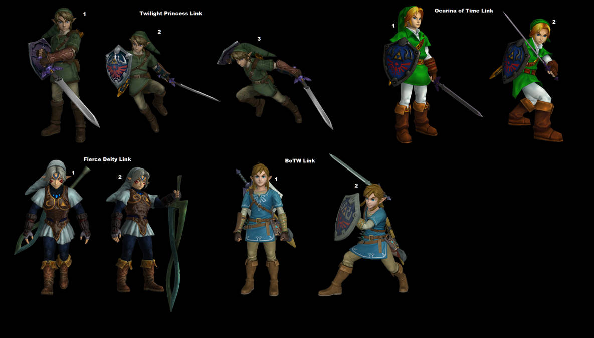 Legend of Zelda Link Pose Pack by WOLFBLADE111 on DeviantArt