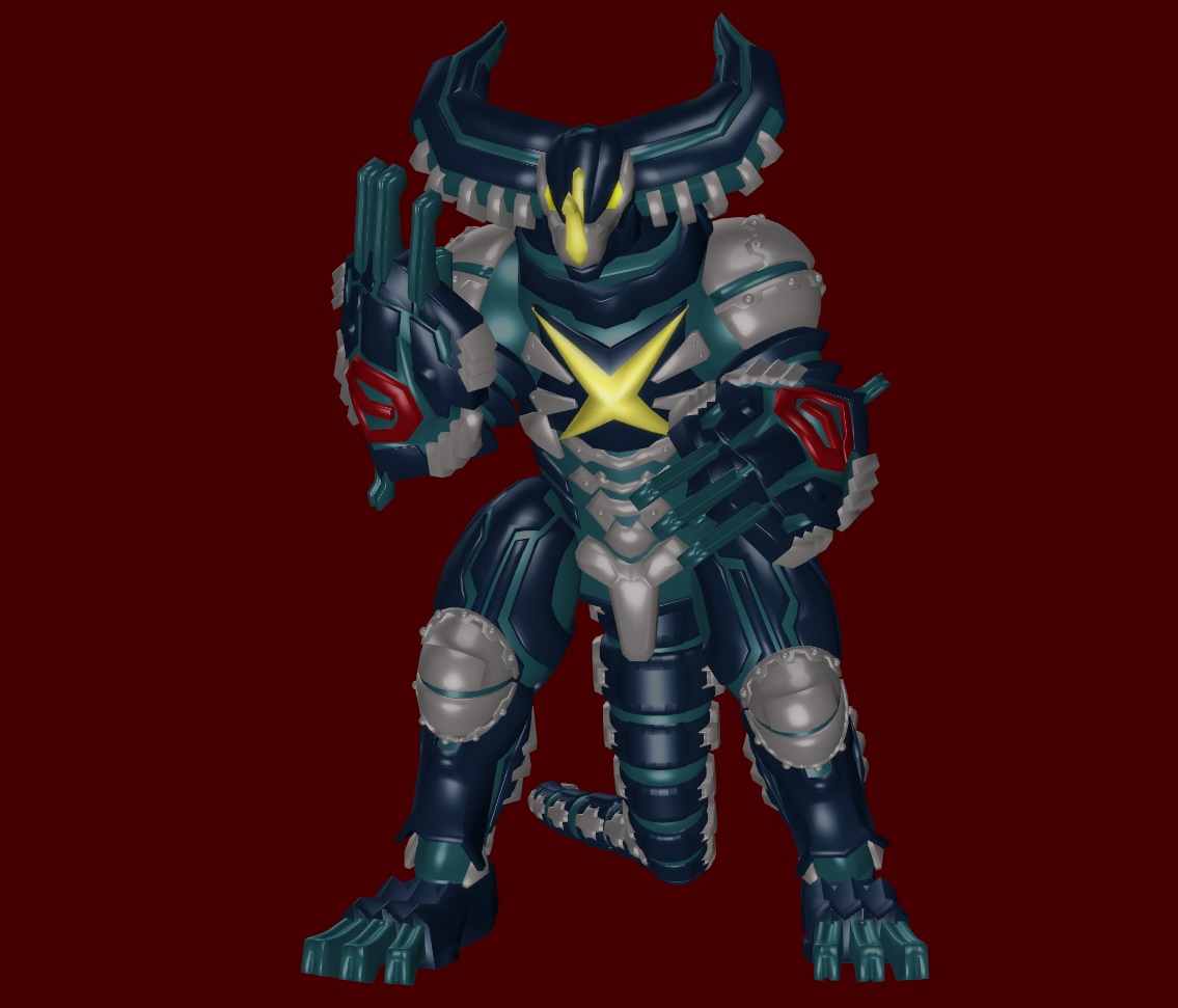 Cyber Gomora by WOLFBLADE111 on DeviantArt