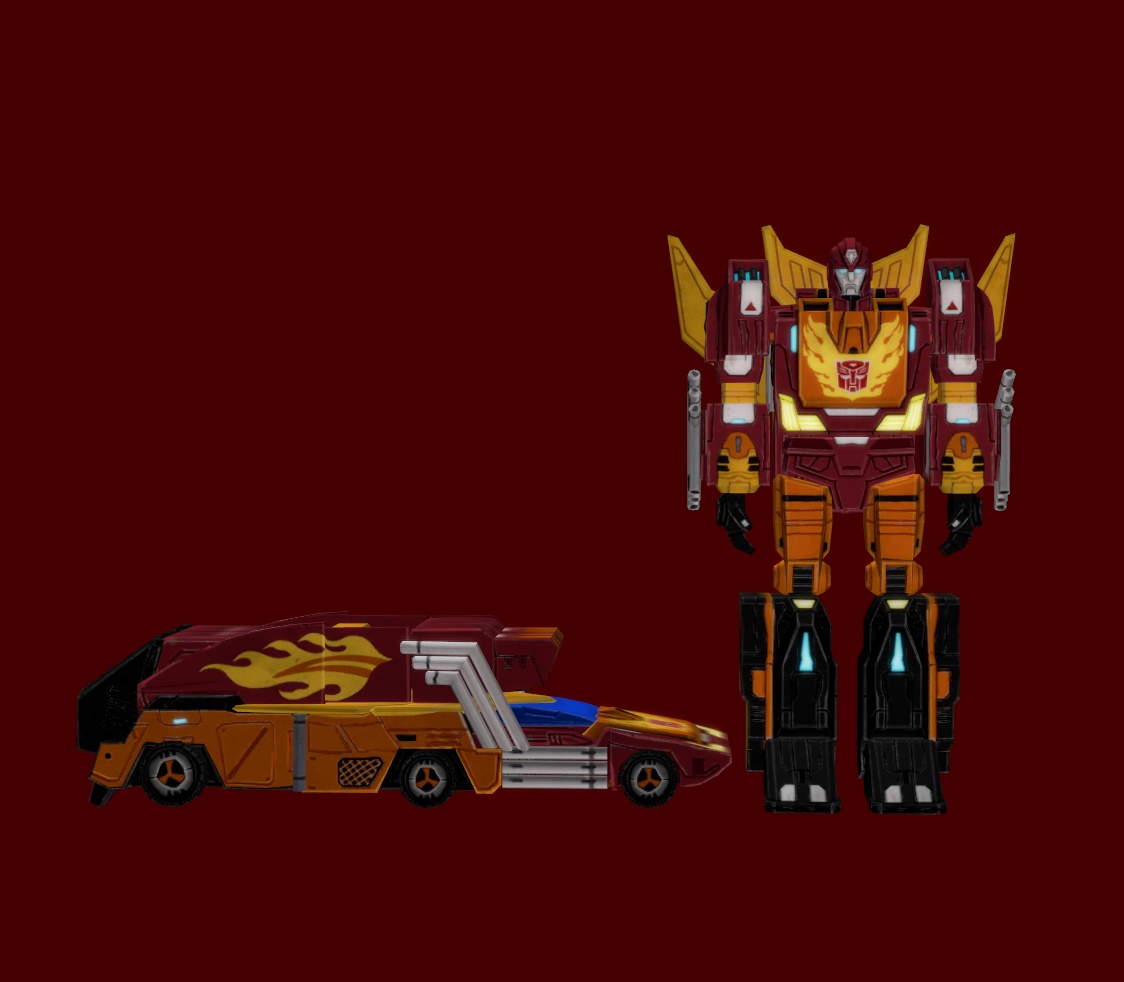 Model DL: Transformers Earth Wars Rodimus Prime by WOLFBLADE111 on ...