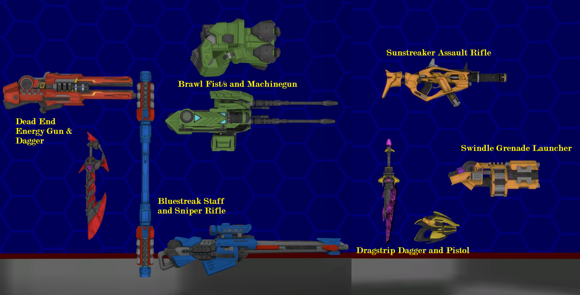 Model DL: Transformers Online Weapons Pack by WOLFBLADE111 on DeviantArt