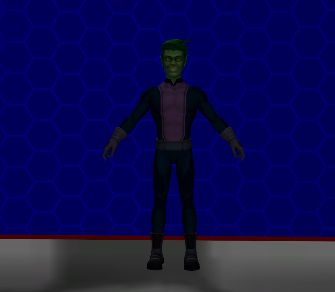 Model DL: DC Legends Beast Boy by WOLFBLADE111 on DeviantArt