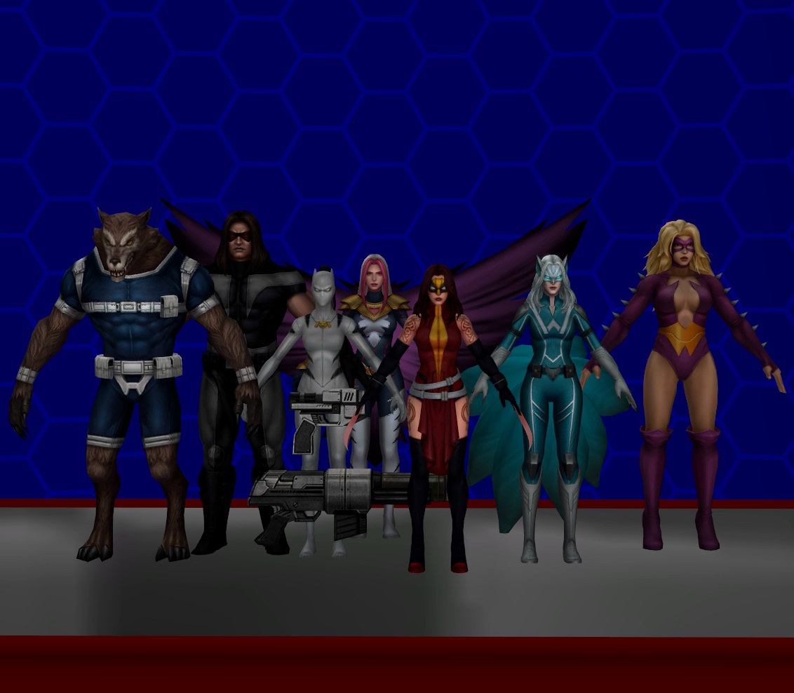 Model DL: Marvel Future Fight Character Pack 1 by WOLFBLADE111 on ...