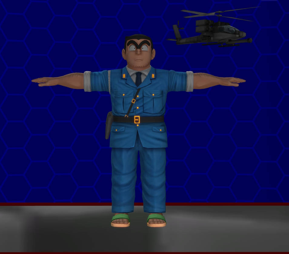 Model DL: J-Stars Victory Kankichi Ryotsu by WOLFBLADE111 on DeviantArt