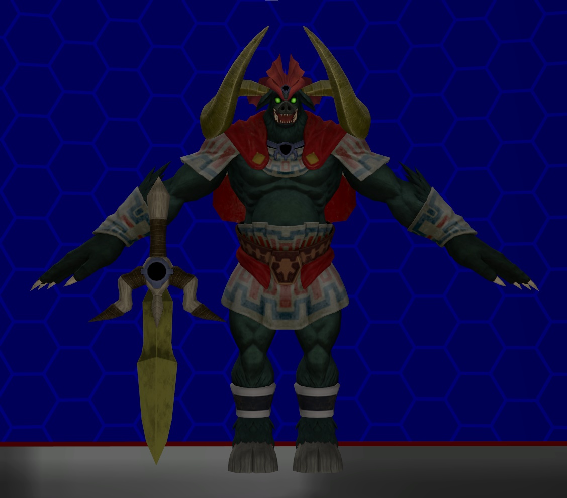 Model DL: SSBU Ganon (Monster Form) by WOLFBLADE111 on DeviantArt