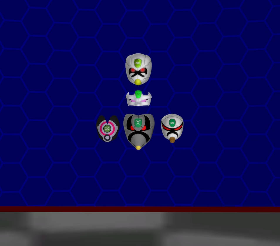 Model DL: Time Breaker Masks by WOLFBLADE111 on DeviantArt