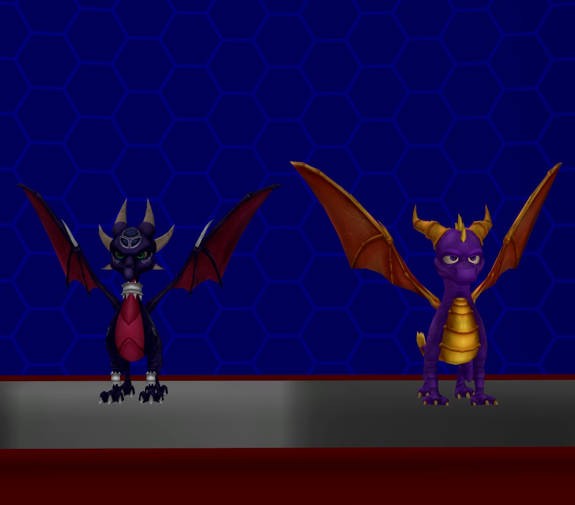 Model DL: DoTD Cynder and Spyro by WOLFBLADE111 on DeviantArt