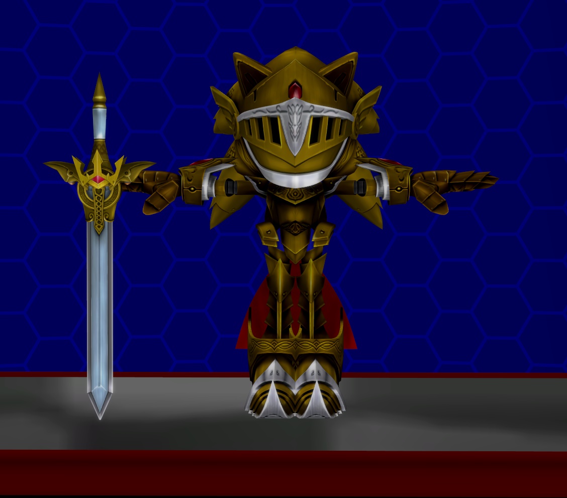 Model DL: Excalibur Sonic by WOLFBLADE111 on DeviantArt