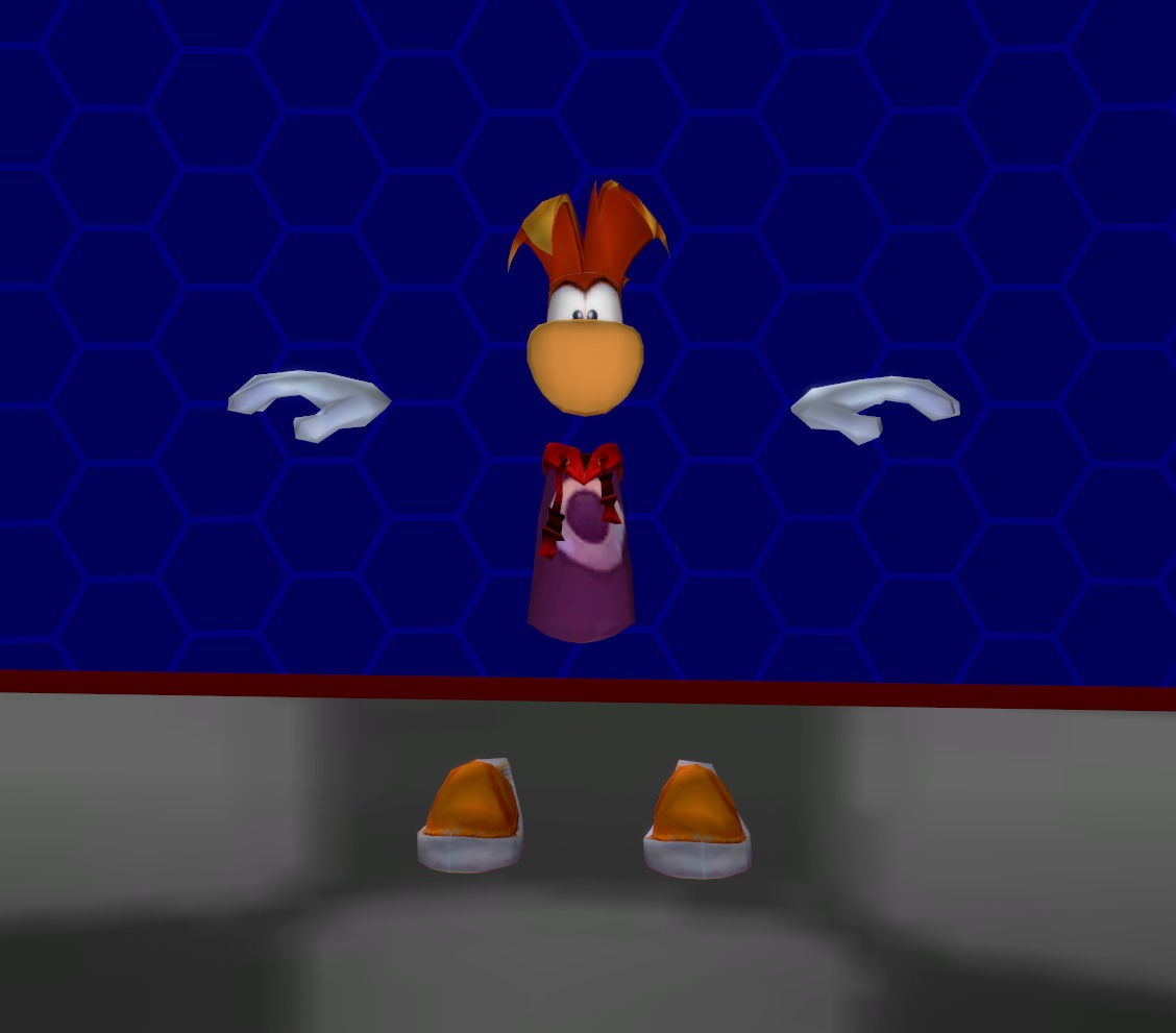 Model DL: Rayman by WOLFBLADE111 on DeviantArt