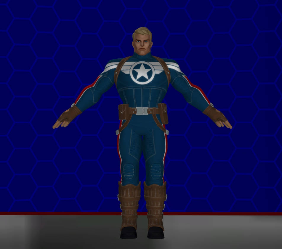 Model DL: MUA3 Commander Steve Rogers by WOLFBLADE111 on DeviantArt