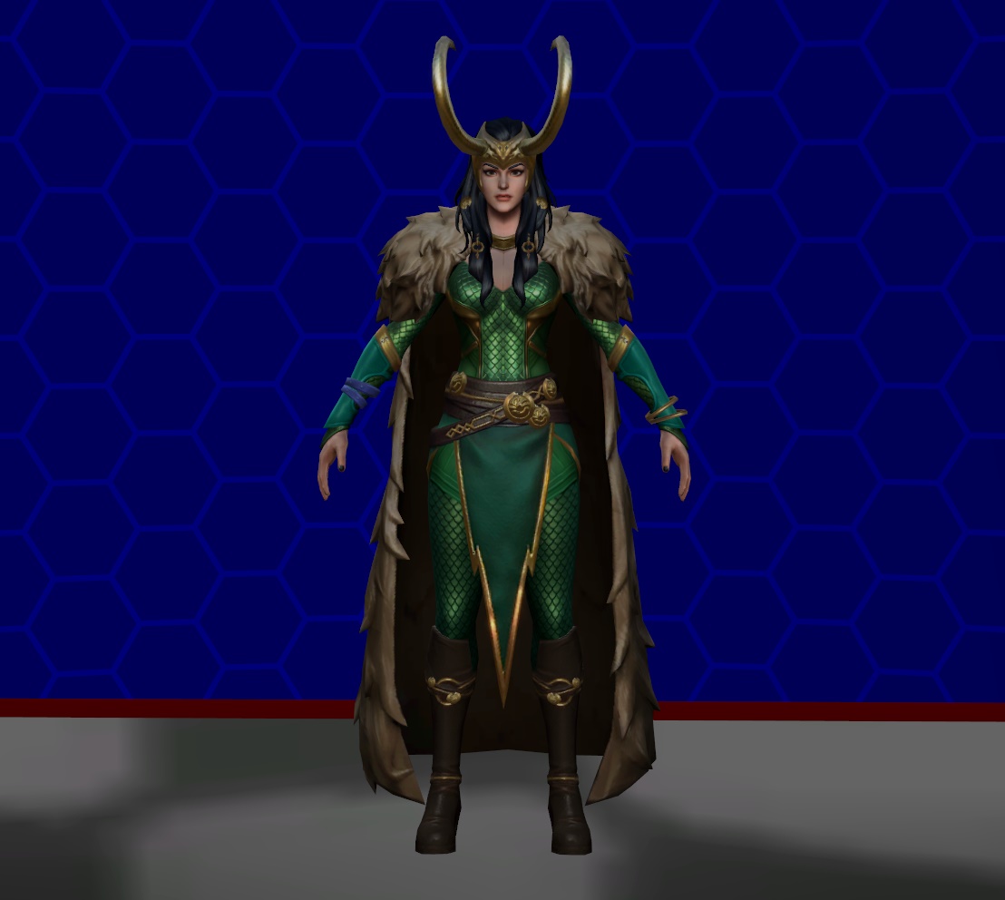 Model DL: Marvel Super War Lady Loki by WOLFBLADE111 on DeviantArt