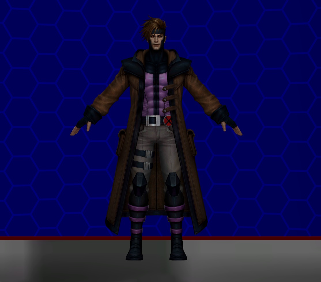 Model DL: Marvel Future Fight Gambit by WOLFBLADE111 on DeviantArt