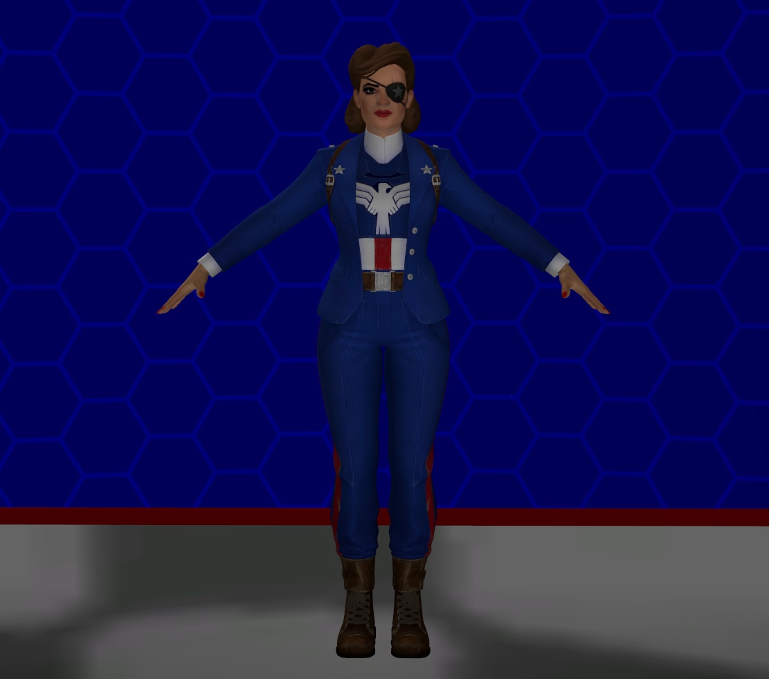 Model DL: Marvel RoC President Peggy Carter by WOLFBLADE111 on DeviantArt