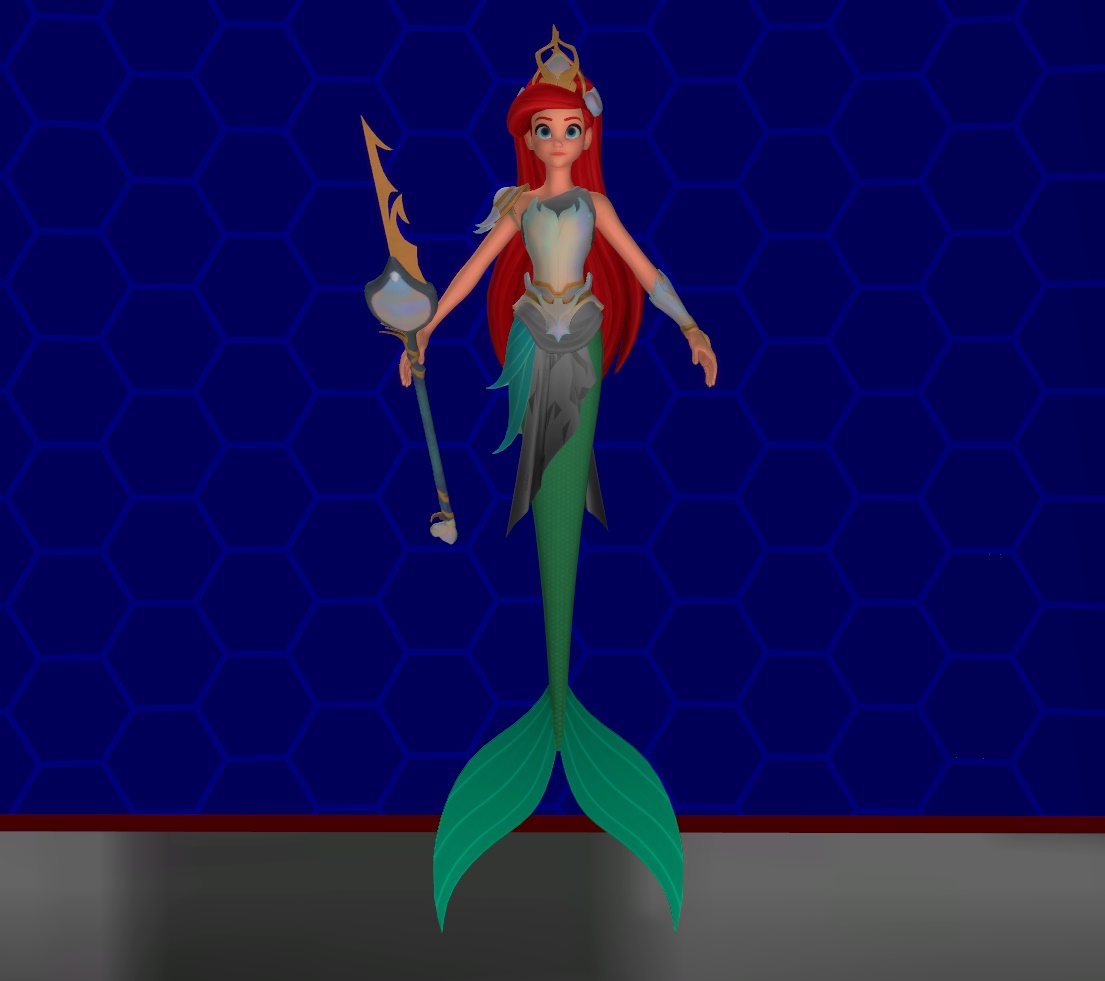 Model DL: Disney Mirrorverse Ariel by WOLFBLADE111 on DeviantArt