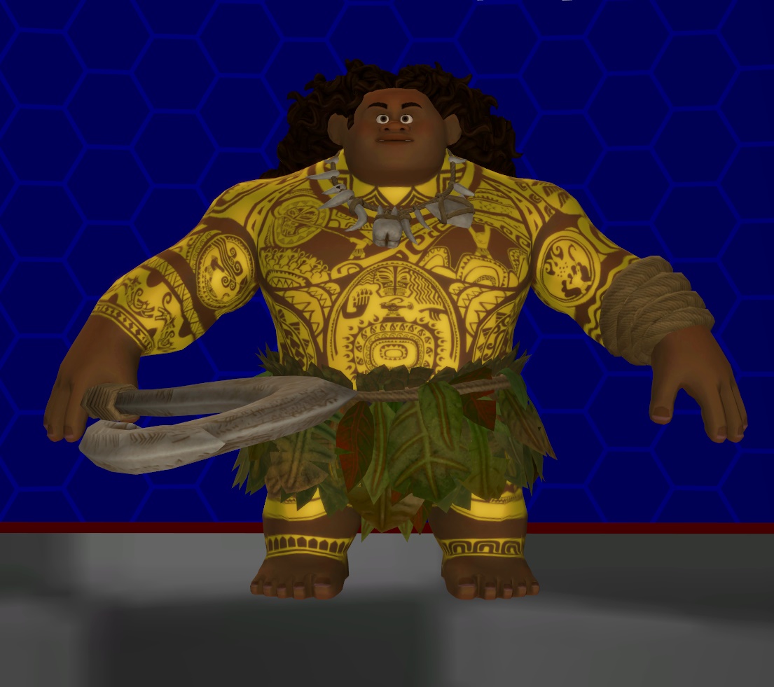 Model DL: Disney Mirrorverse Maui by WOLFBLADE111 on DeviantArt