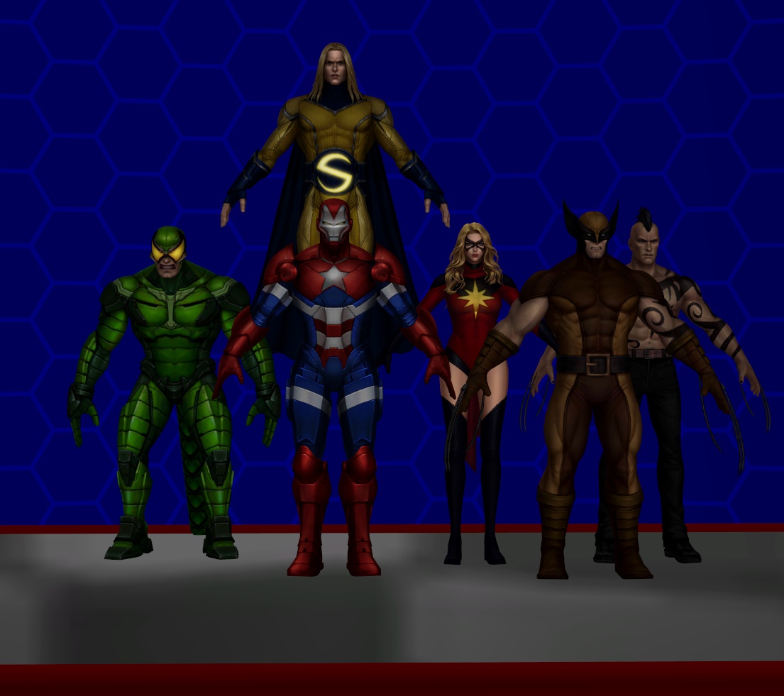 Model DL: Marvel Future Fight Dark Avengers Pack by WOLFBLADE111 on ...