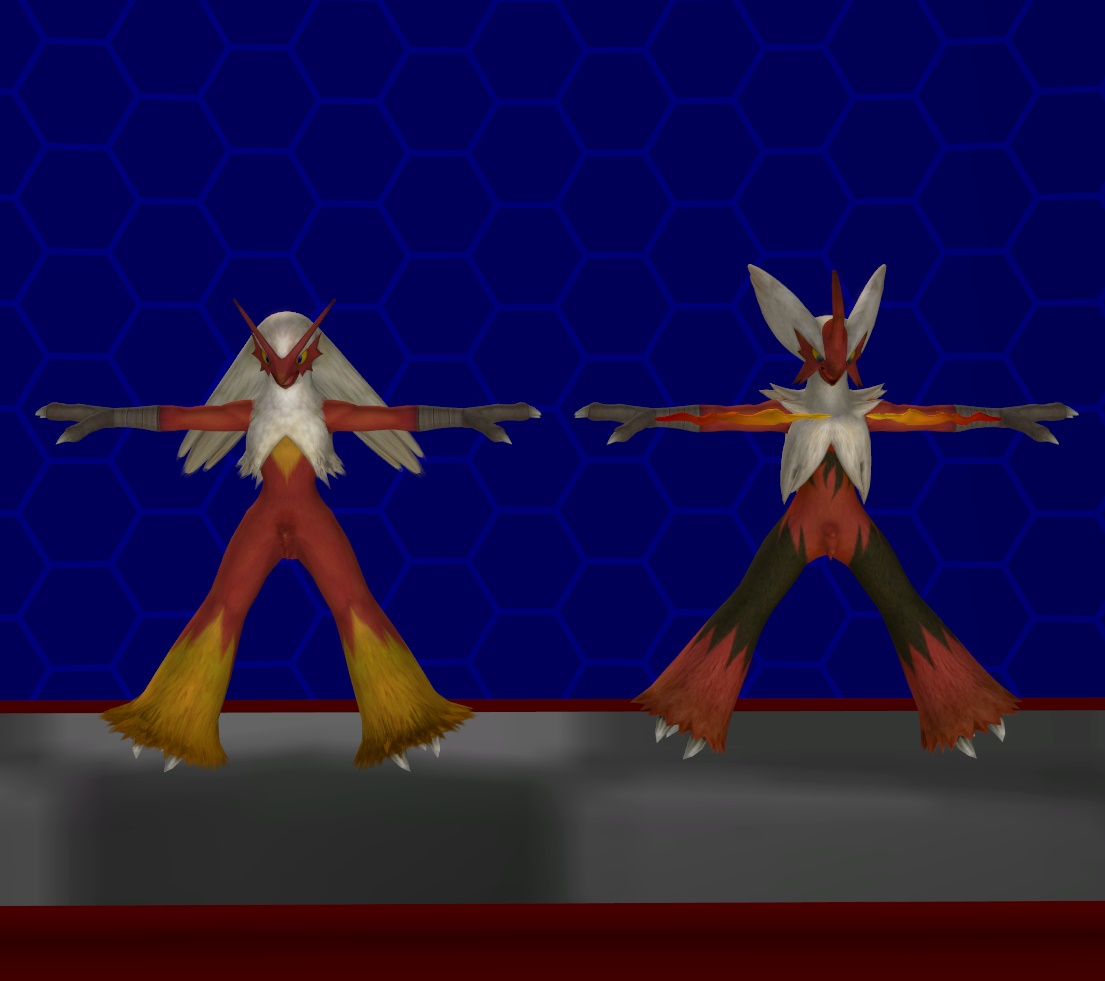 Model DL: Pokken Tournament DX Blaziken by WOLFBLADE111 on DeviantArt