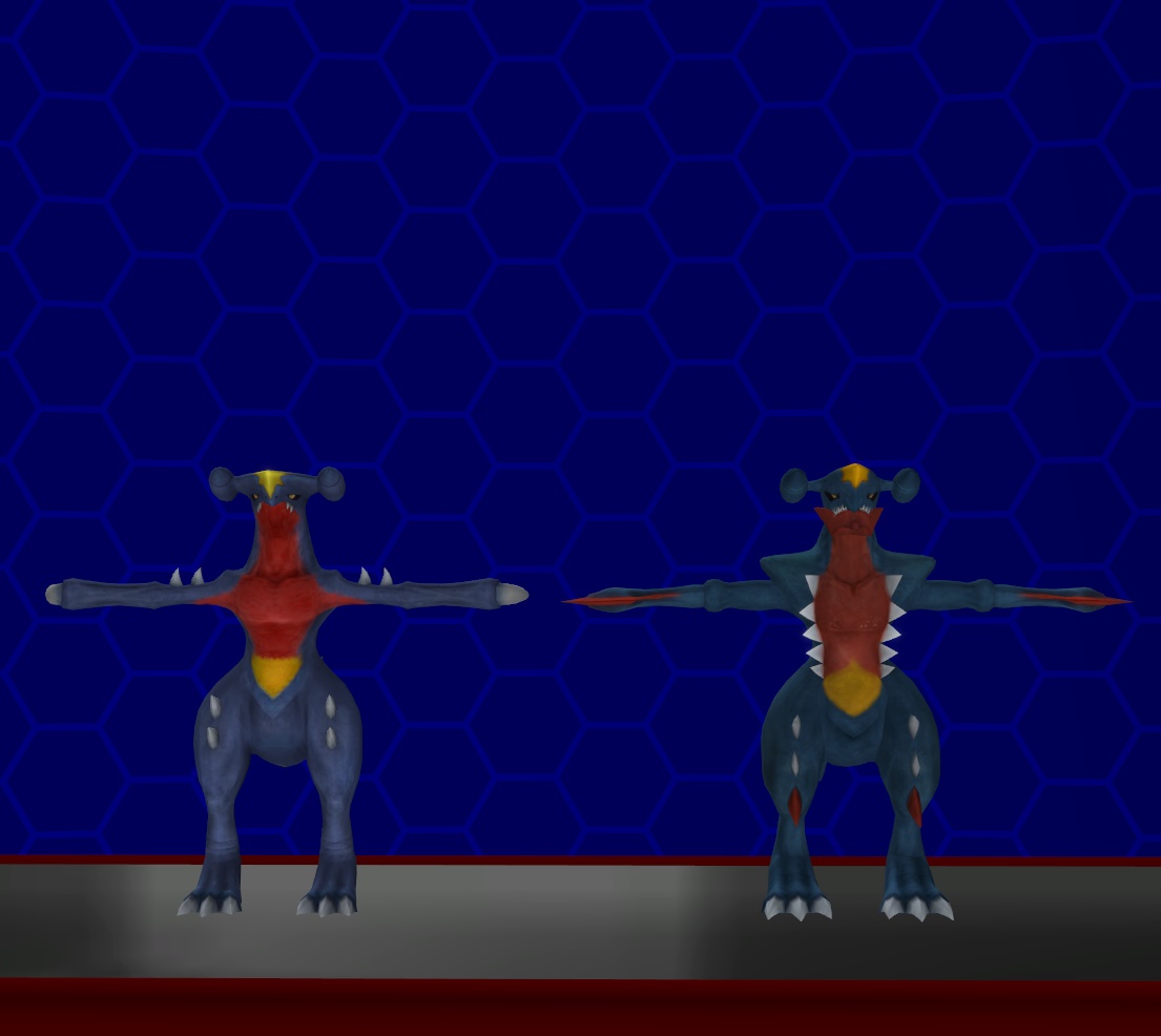 Model DL: Pokken Tournament DX Garchomp by WOLFBLADE111 on DeviantArt