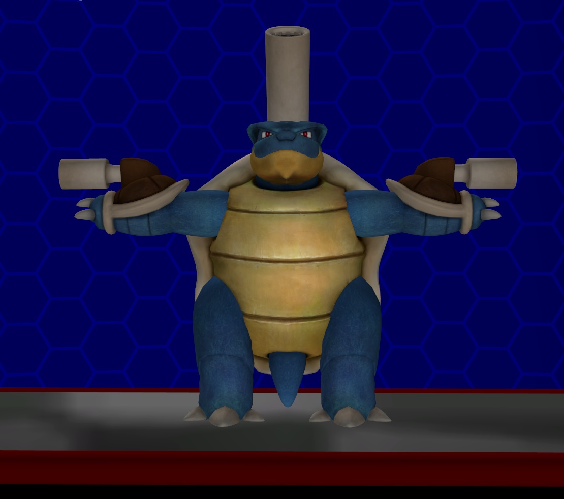 Model DL: Pokken Tournament DX Mega Blastoise by WOLFBLADE111 on DeviantArt