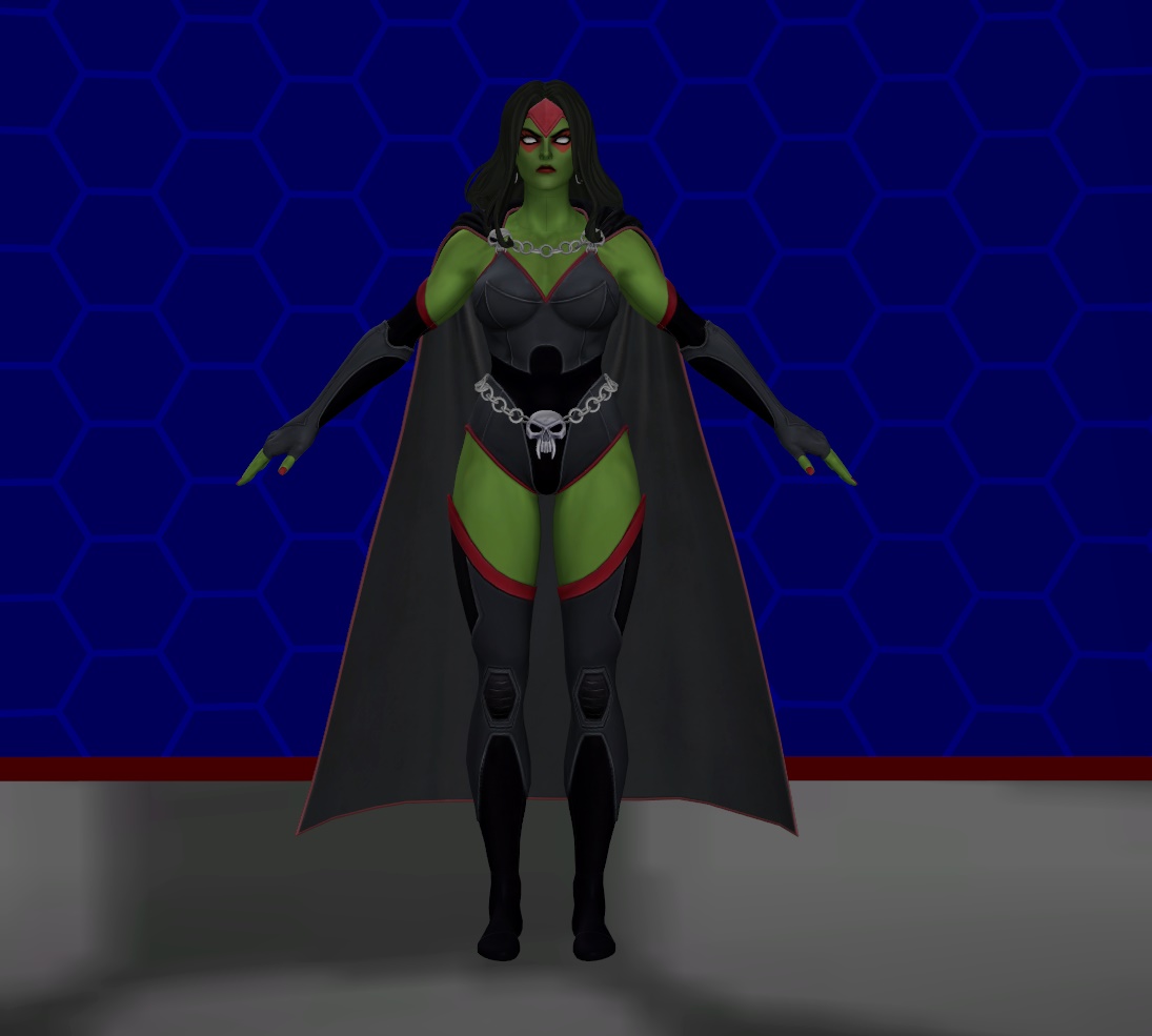 Model DL: Marvel UA3 Gamora (Conquest) by WOLFBLADE111 on DeviantArt