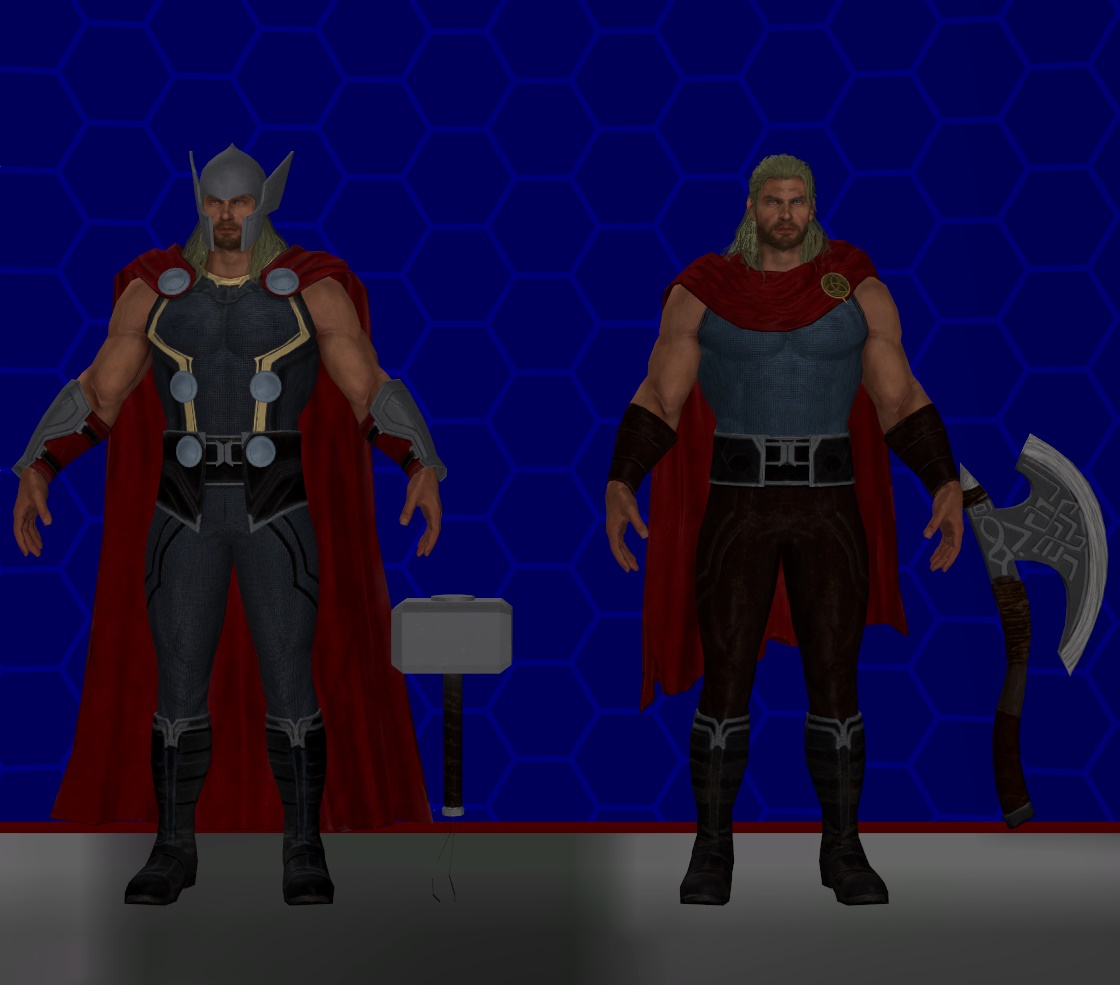 Model DL: Marvel Future Revolution Thor Pack by WOLFBLADE111 on DeviantArt
