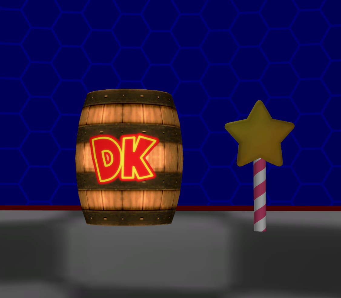 Model DL: DK Barrel and Star Rod by WOLFBLADE111 on DeviantArt