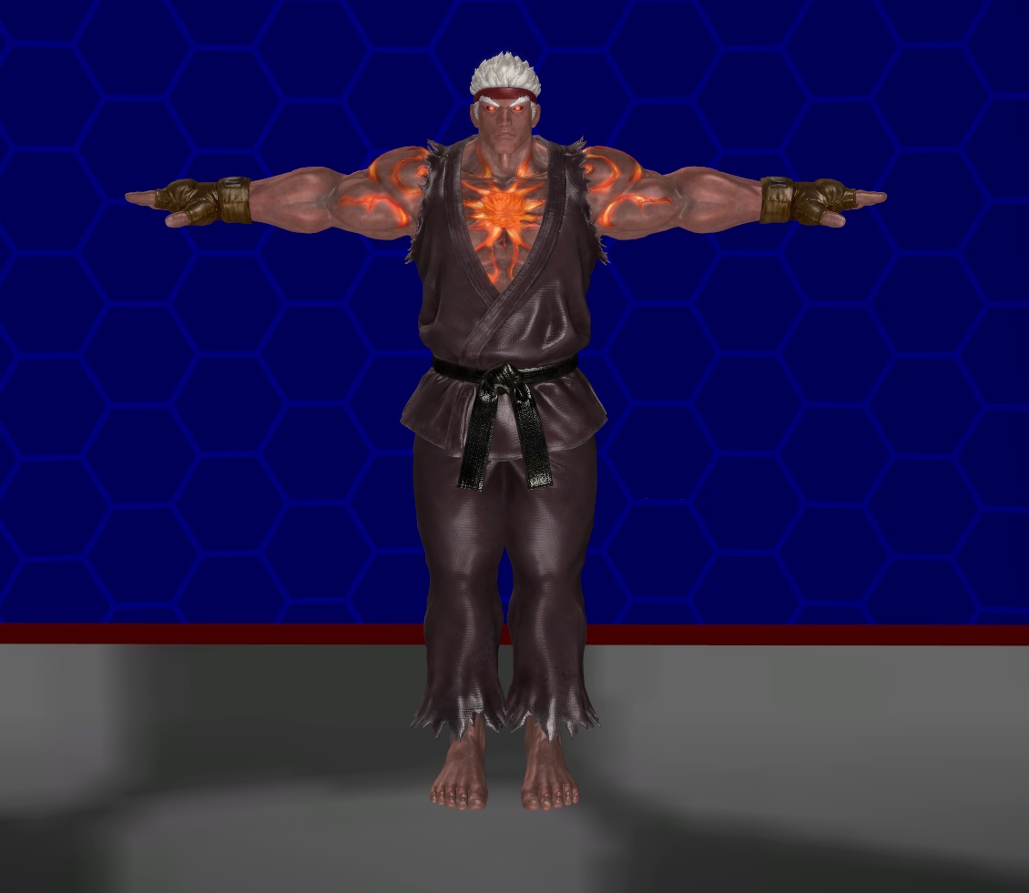 Model ReUP: MvCI Evil Ryu by WOLFBLADE111 on DeviantArt