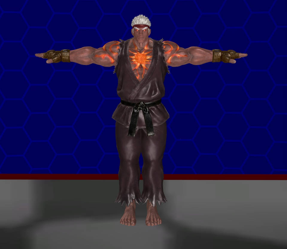 Model ReUP: MvCI Evil Ryu by WOLFBLADE111 on DeviantArt