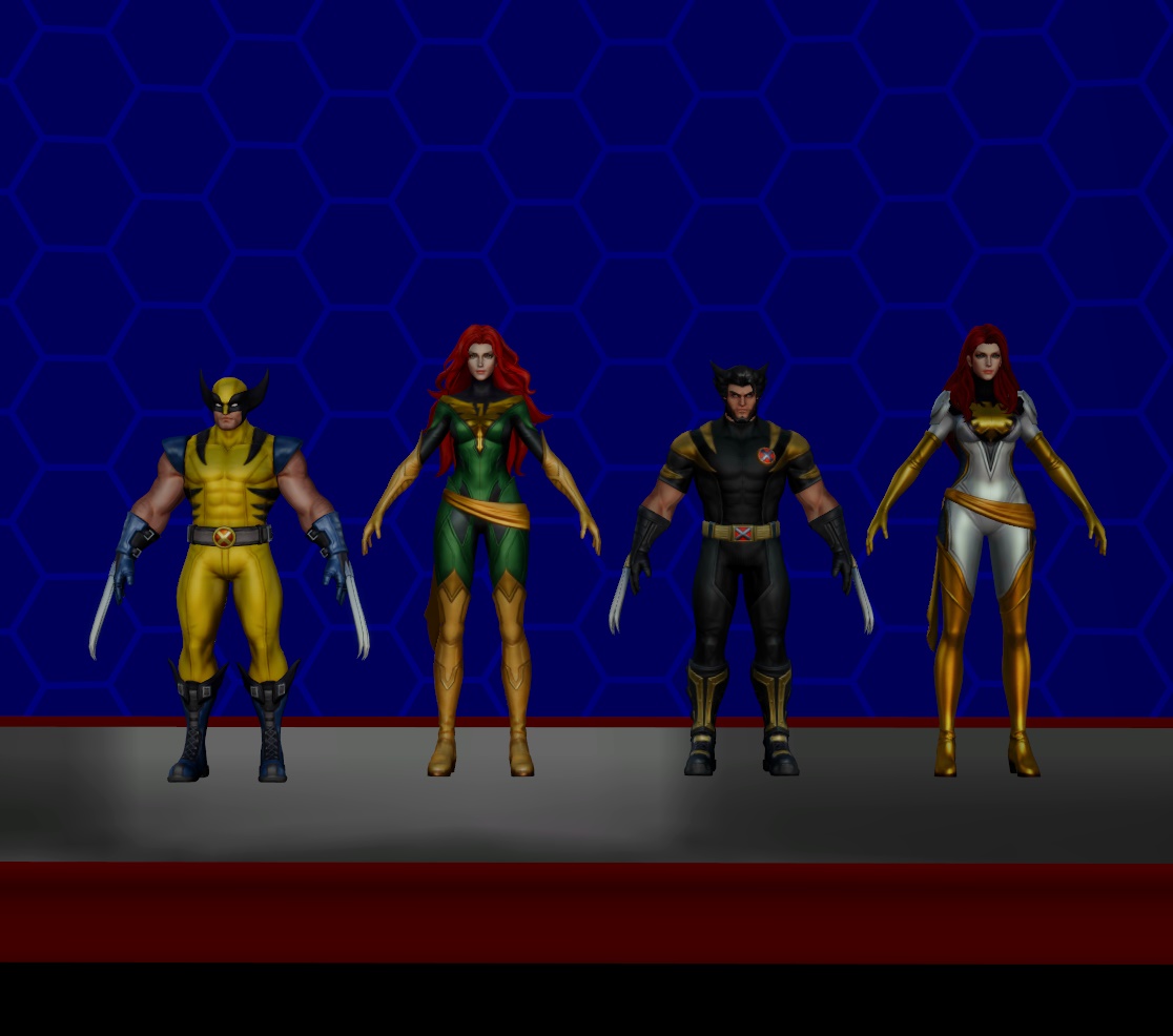 Model DL: MSW Wolverine and Phoenix Pack by WOLFBLADE111 on DeviantArt