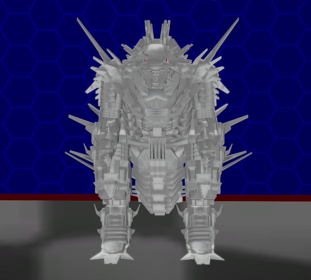 Model DL: MechaGodzilla (Anime) by WOLFBLADE111 on DeviantArt