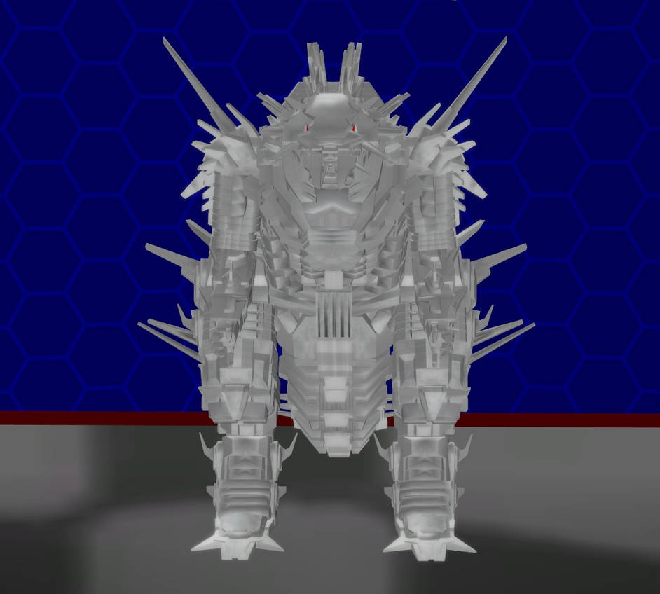 Model DL: MechaGodzilla (Anime) by WOLFBLADE111 on DeviantArt