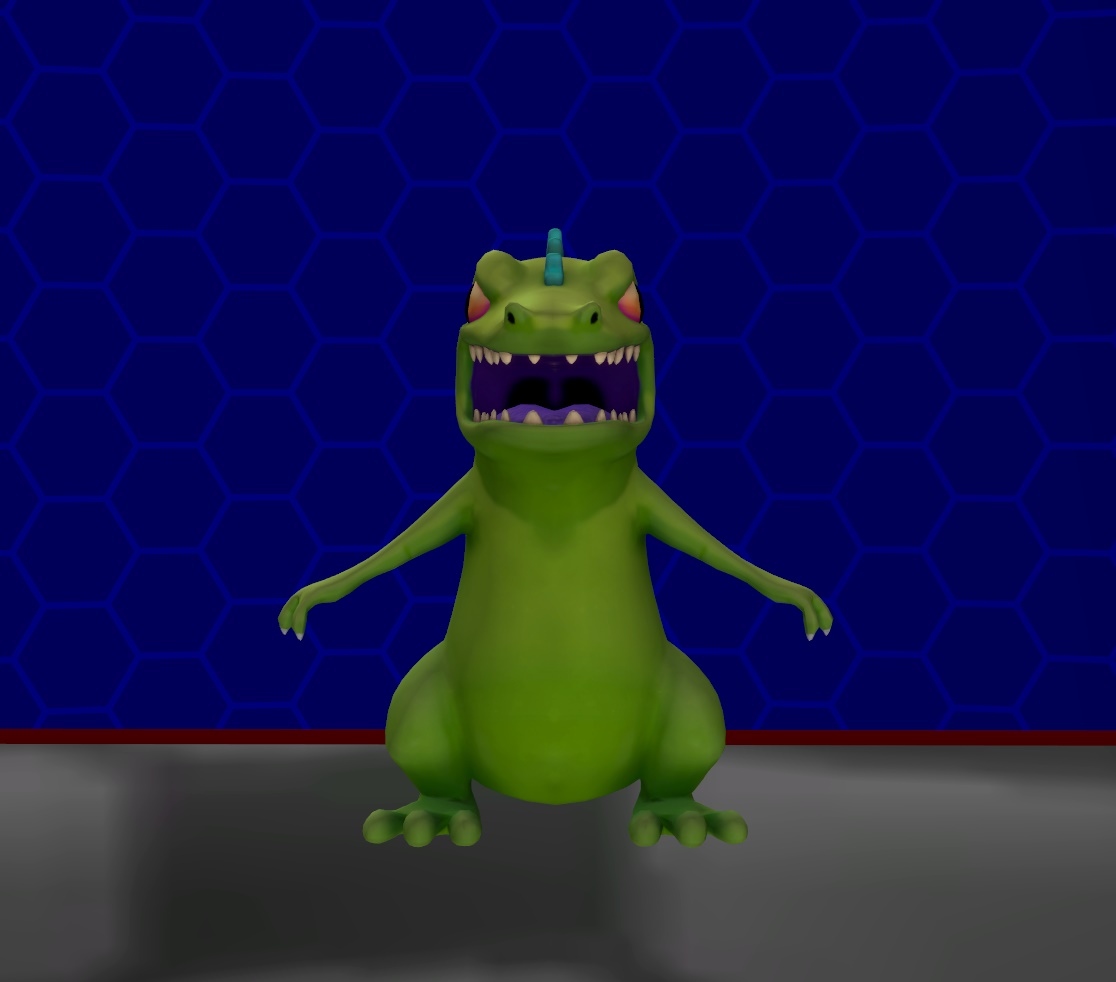 Model DL: Nickelodeon All Star Brawl Reptar by WOLFBLADE111 on DeviantArt