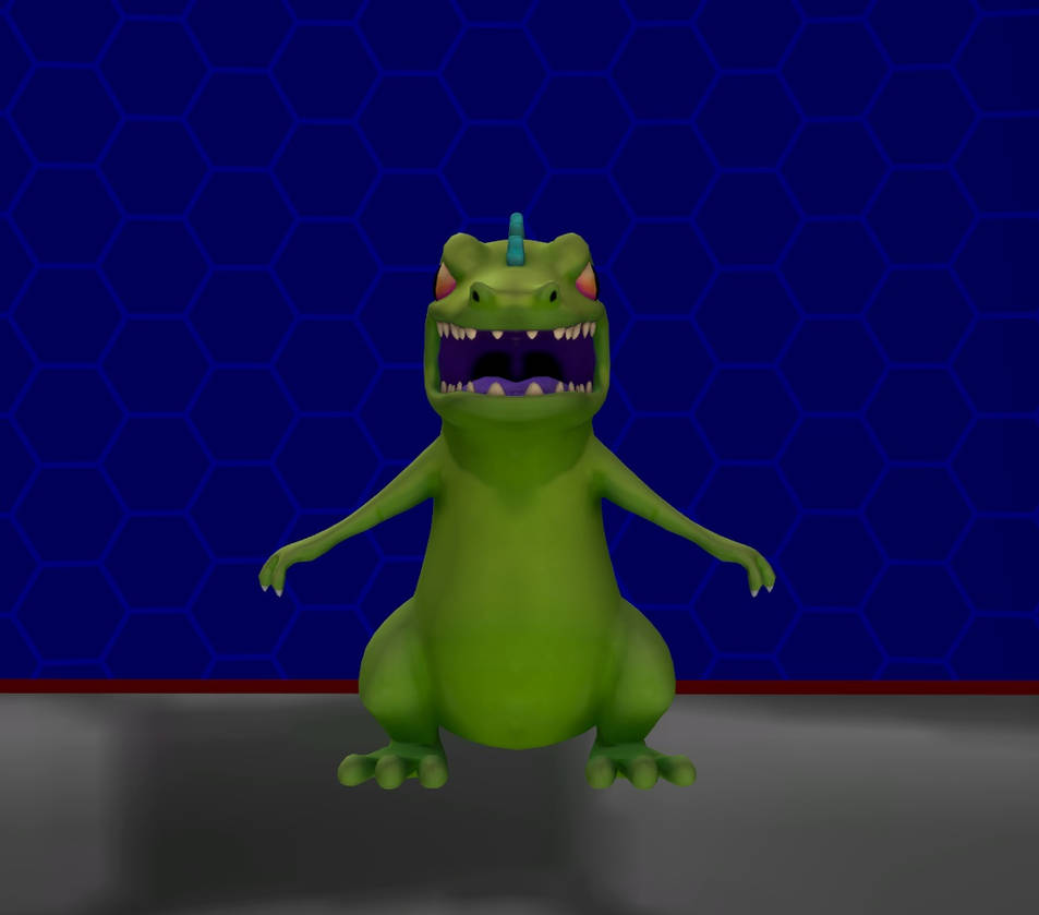 Model DL: Nickelodeon All Star Brawl Reptar by WOLFBLADE111 on DeviantArt