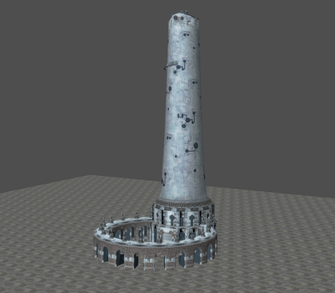 Model DL: Tower of The Gods by WOLFBLADE111 on DeviantArt