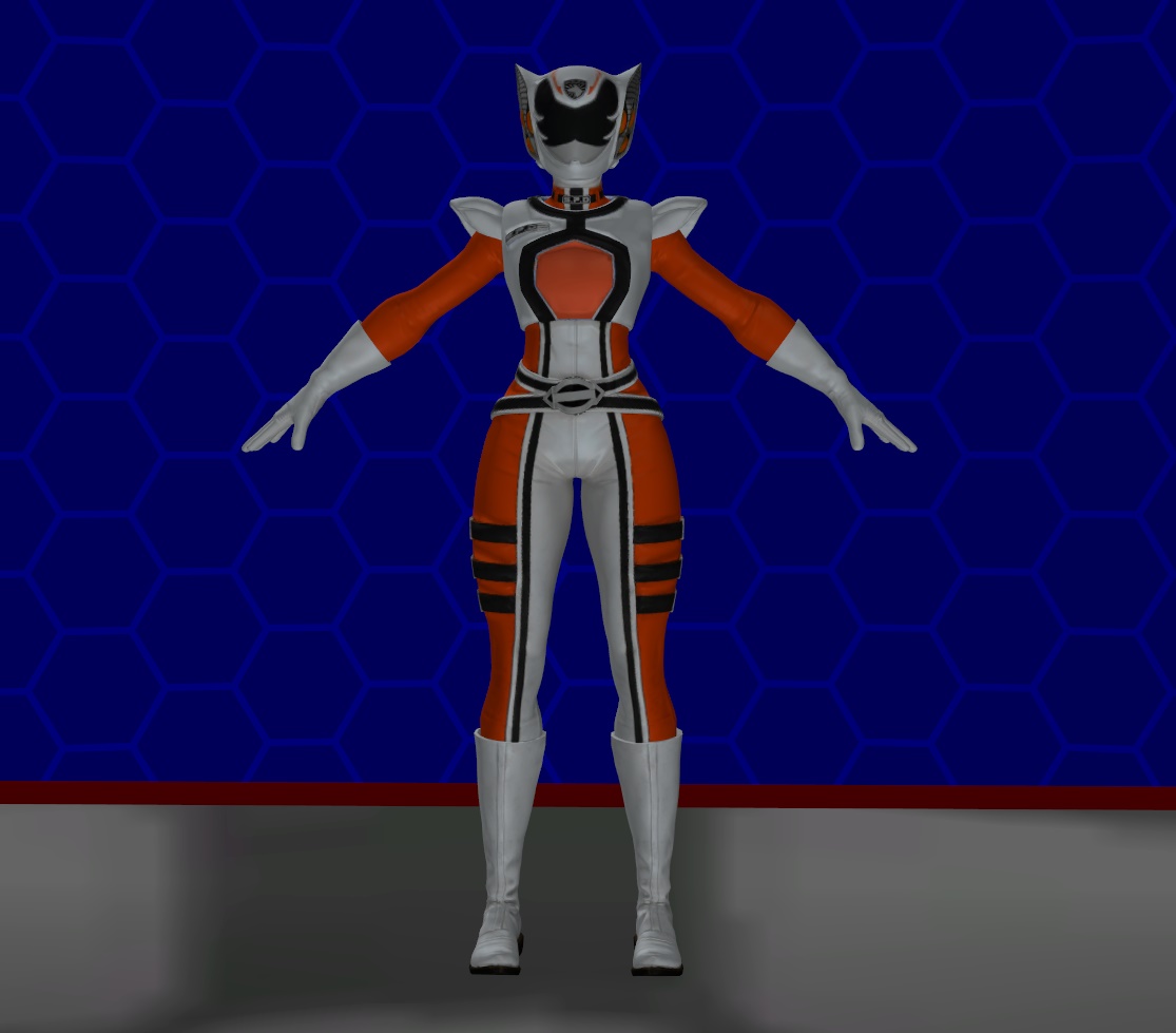 Model DL: Power Rangers BFTG Kat Ranger by WOLFBLADE111 on DeviantArt