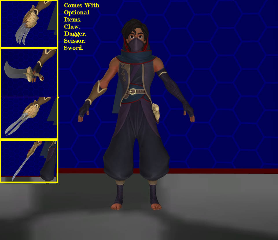 Model DL: Disney Mirrorverse Aladdin by WOLFBLADE111 on DeviantArt