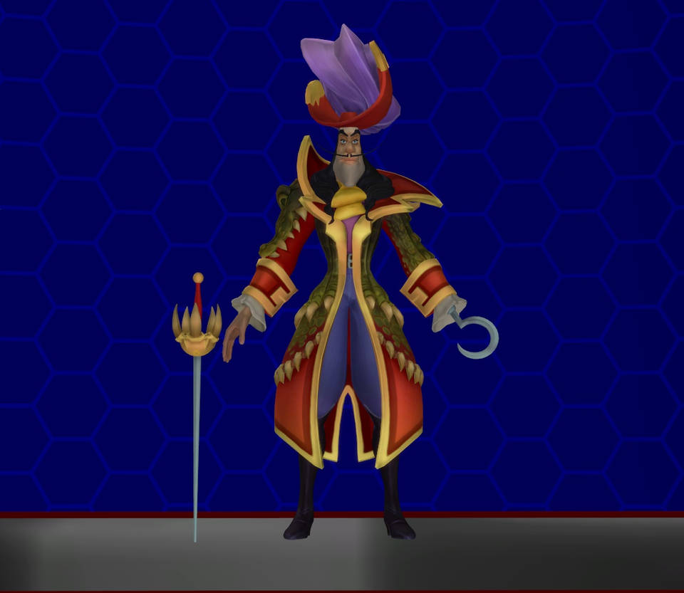 Model DL: Disney Mirrorverse Captain Hook by WOLFBLADE111 on DeviantArt