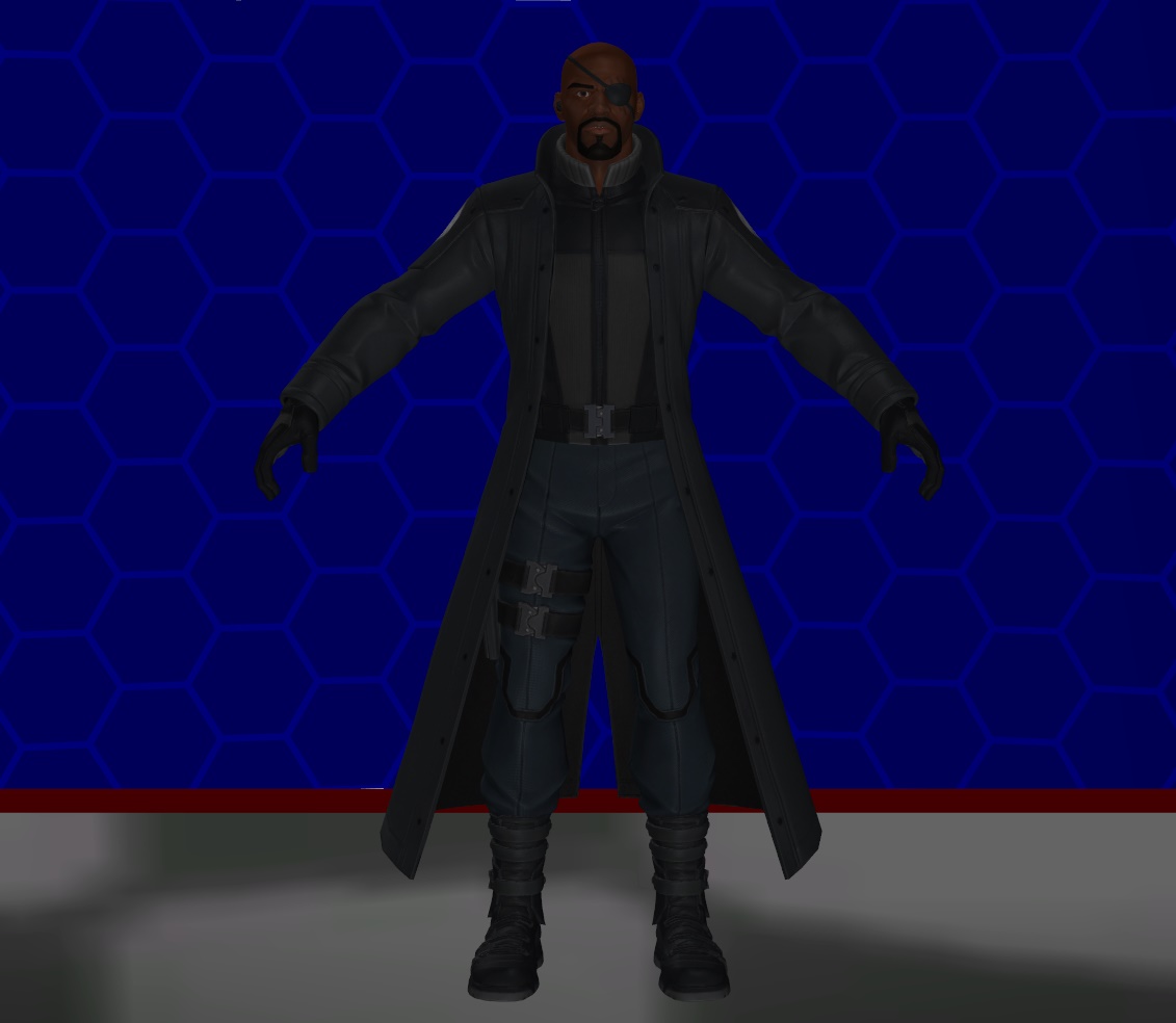 Model DL: Fortnite Nick Fury by WOLFBLADE111 on DeviantArt