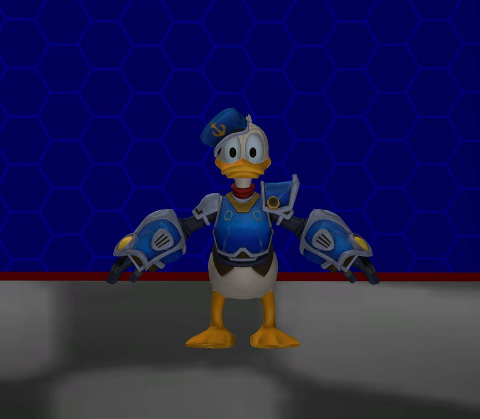 Model DL: Disney Mirrorverse Donald Duck by WOLFBLADE111 on DeviantArt