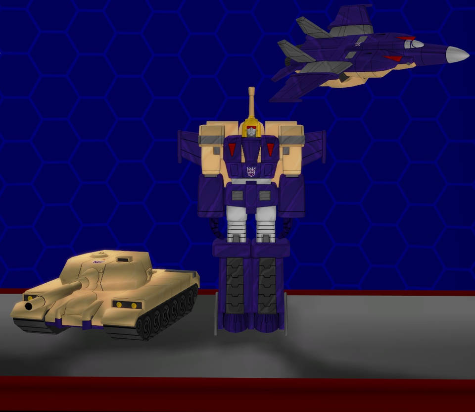Model DL: Transformers Devastation Blitzwing by WOLFBLADE111 on DeviantArt