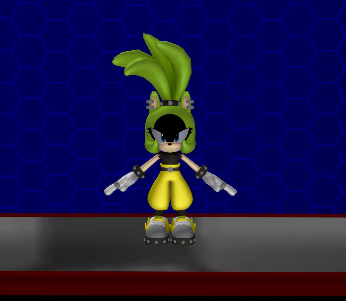 Model DL: Surge The Tenrec by WOLFBLADE111 on DeviantArt