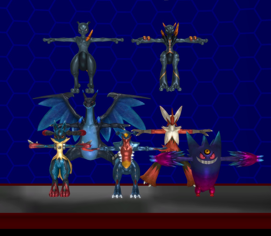 Model DL: Pokken Tournament Pack by WOLFBLADE111 on DeviantArt