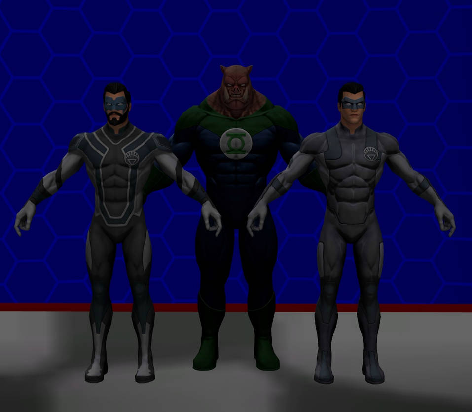 Model DL: DC Legends Lanterns by WOLFBLADE111 on DeviantArt