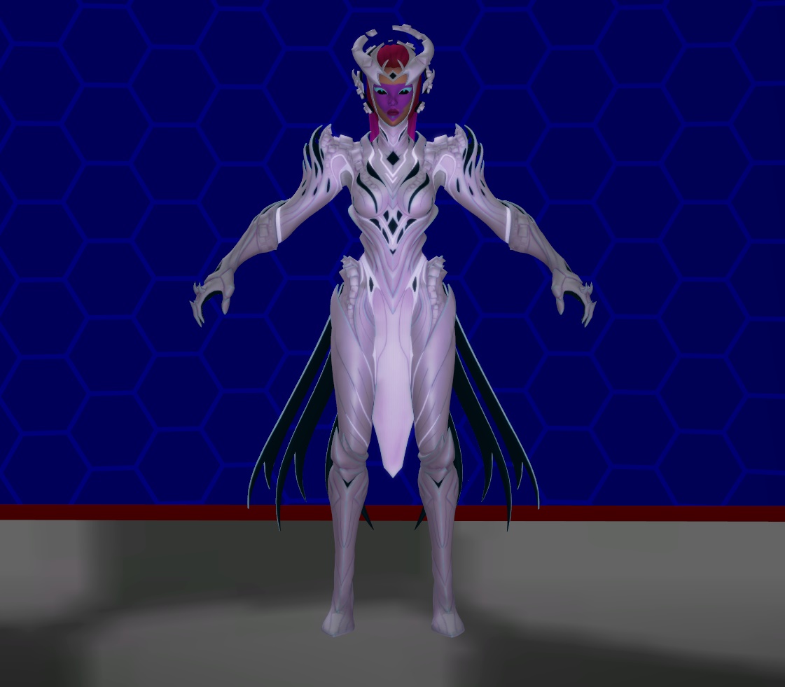 Model DL: Cube Queen by WOLFBLADE111 on DeviantArt