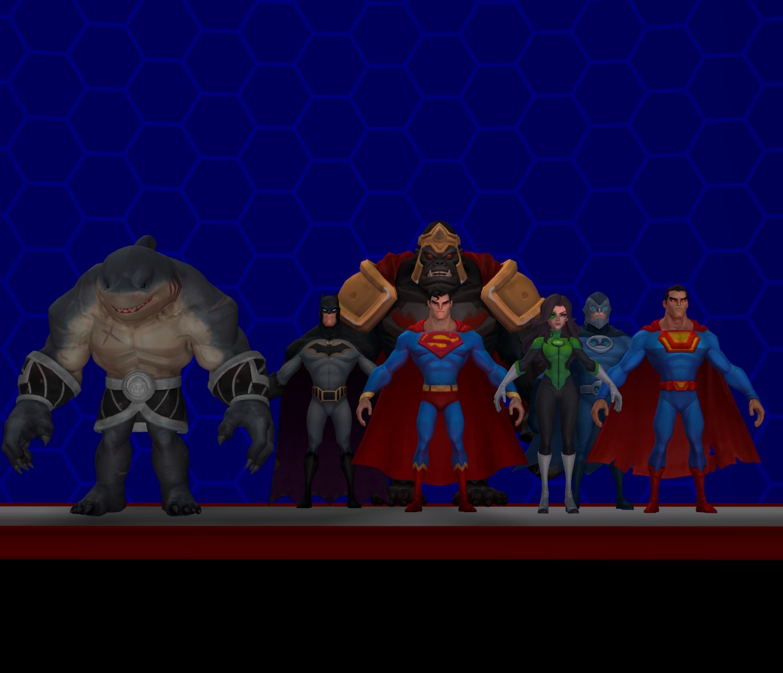 Model DL: DC World's Collide Character Pack by WOLFBLADE111 on DeviantArt