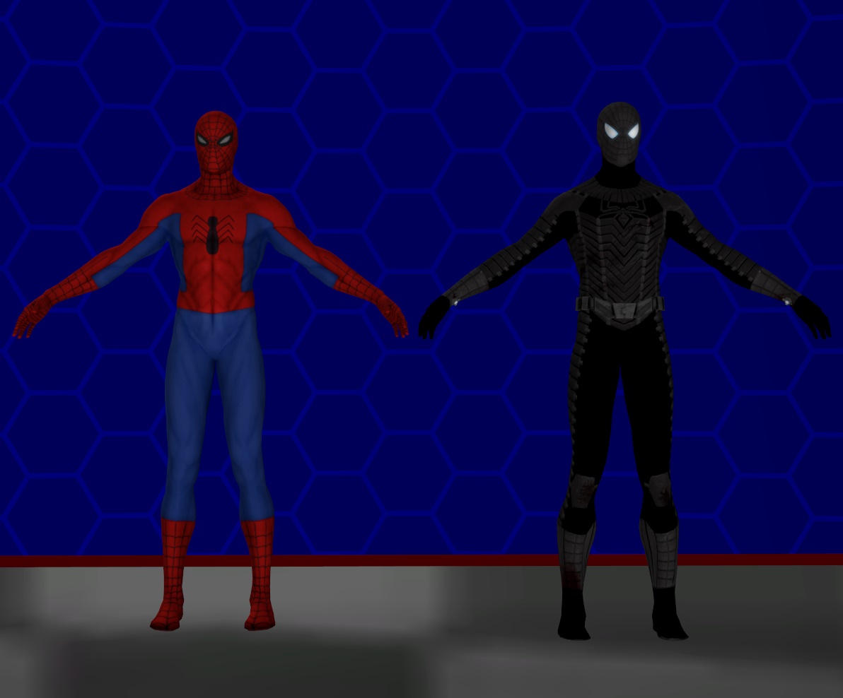 Model DL: Spider-Man Two Pack by WOLFBLADE111 on DeviantArt