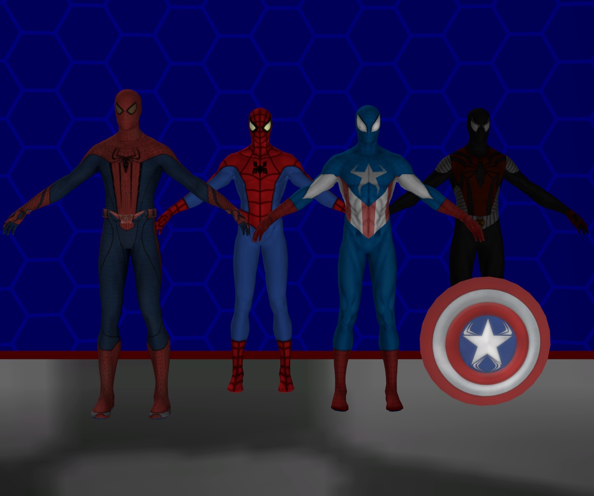 Model DL: Spider-Man Pack 3 by WOLFBLADE111 on DeviantArt